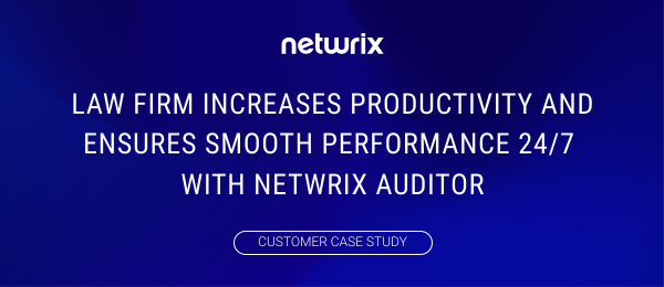 Miles & Stockbridge Ensures System Uptime with Netwrix Auditor